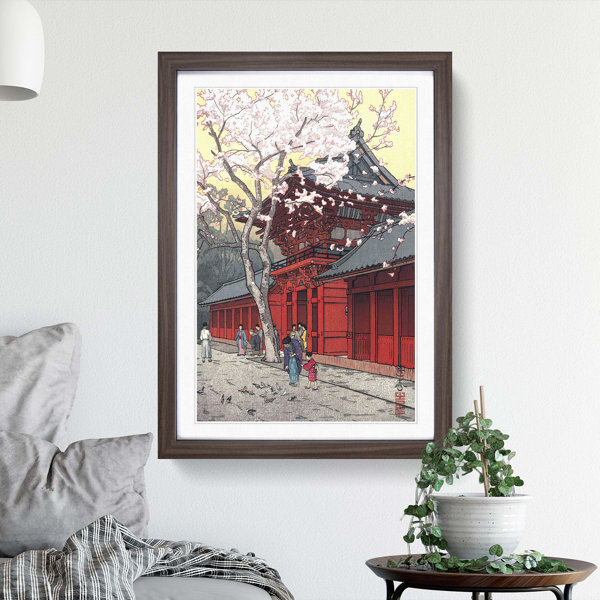 East Urban Home Hie Shrine by Toshi Yoshida - Picture Frame Painting Print | Wayfair.co.uk